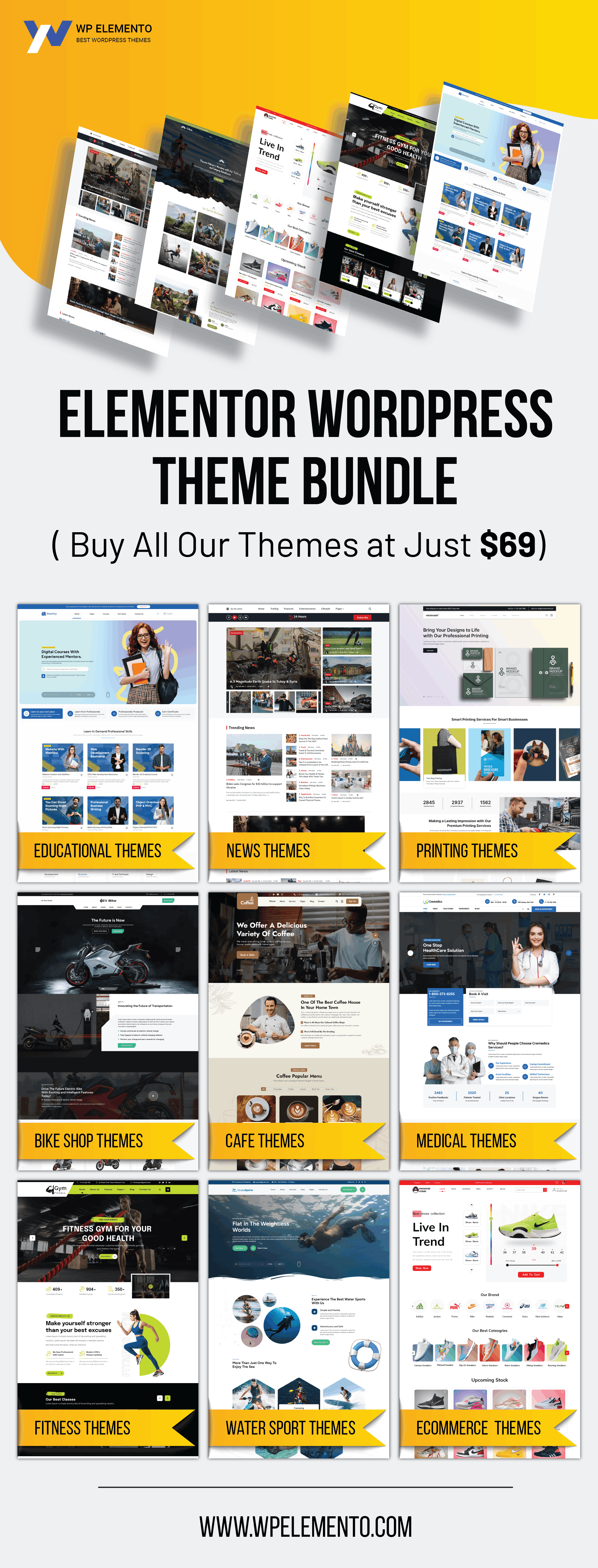 Best Elementor WordPress Theme Bundle Sale | Get 15% OFF