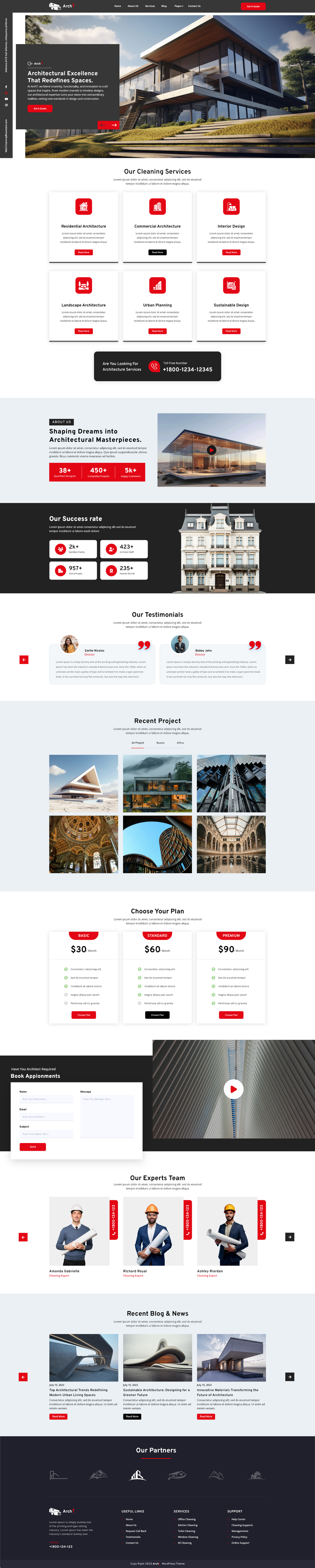 Architecture WordPress Theme - Envision, Create, Build Now