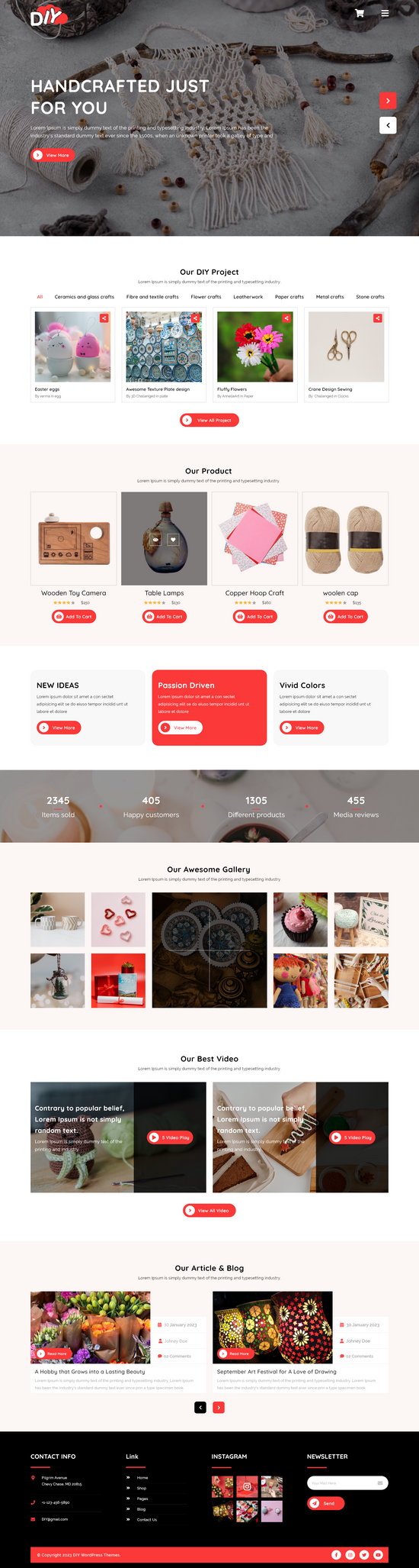 Craft Your website with the DIY WordPress Theme