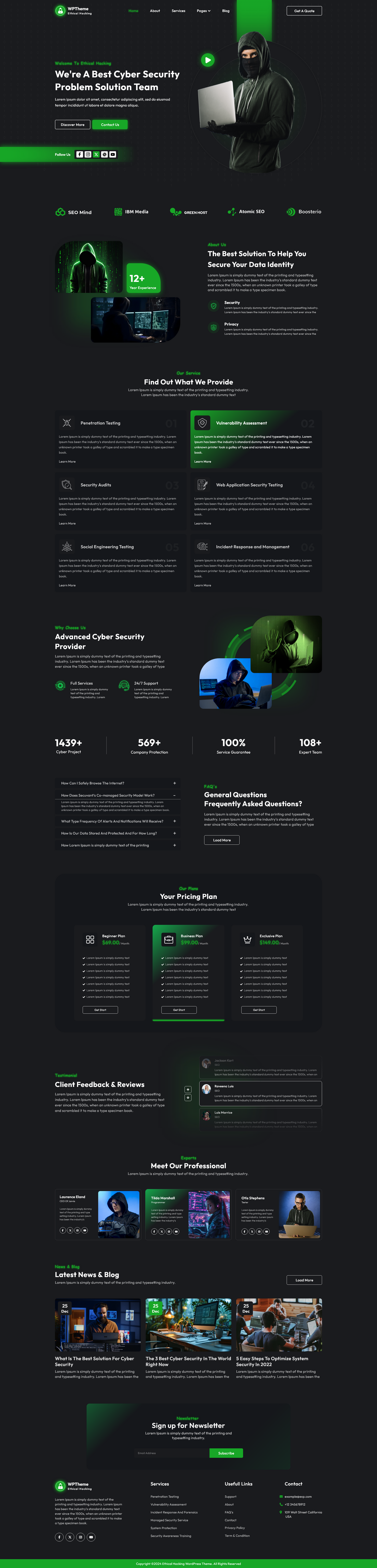 Hacking WordPress Theme - Best Theme for Tech Blogs & Cybersecurity Experts
