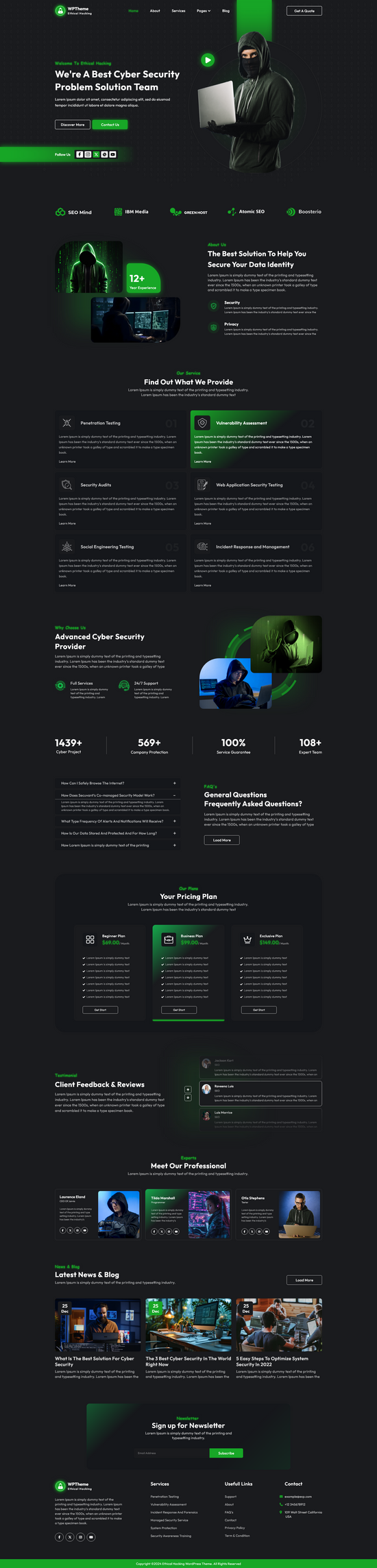 Hacking WordPress Theme - Best Theme for Tech Blogs & Cybersecurity Experts