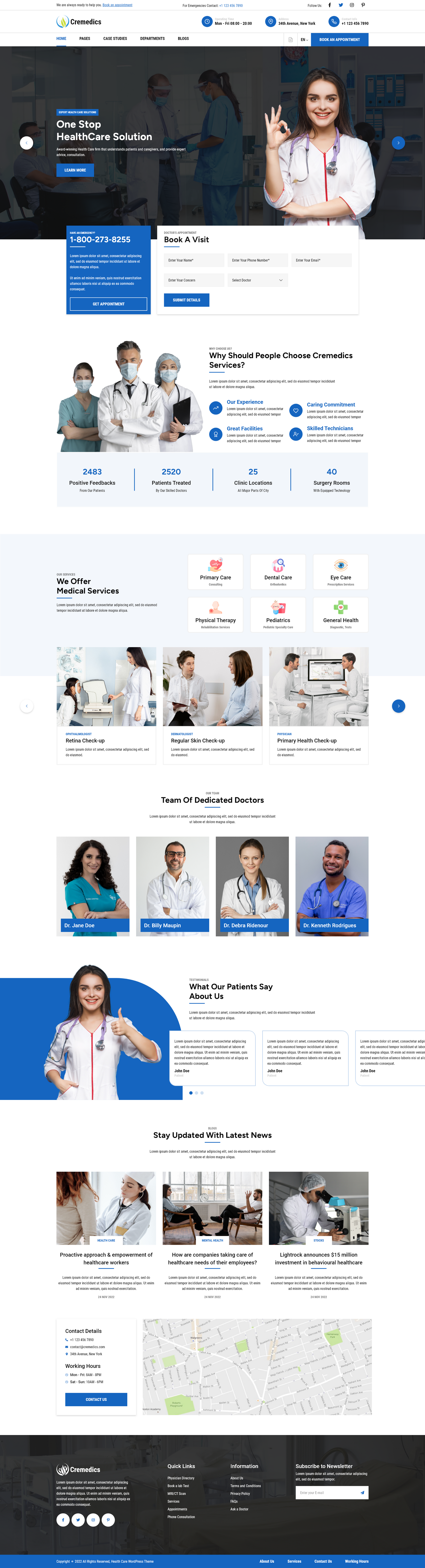 Healthcare WordPress Theme - Perfect for Healthcare Websites