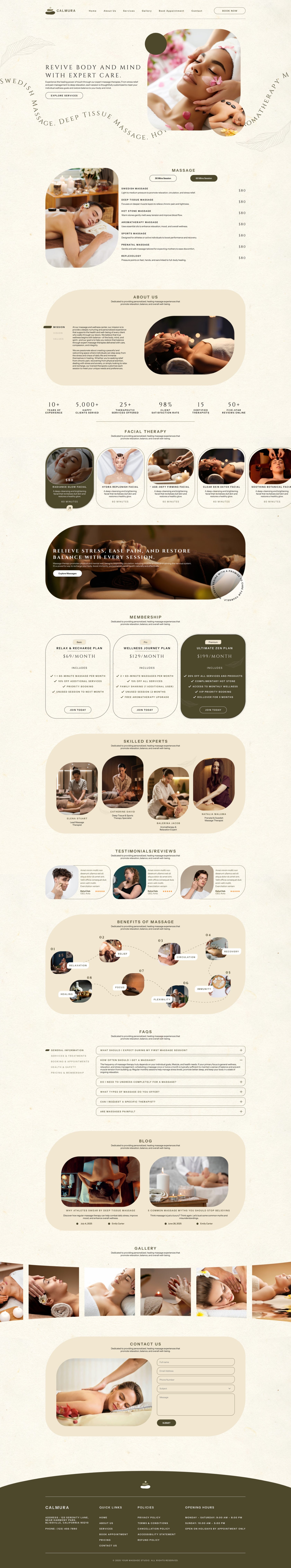 Best Massage WordPress Theme for Spas & Salons Websites