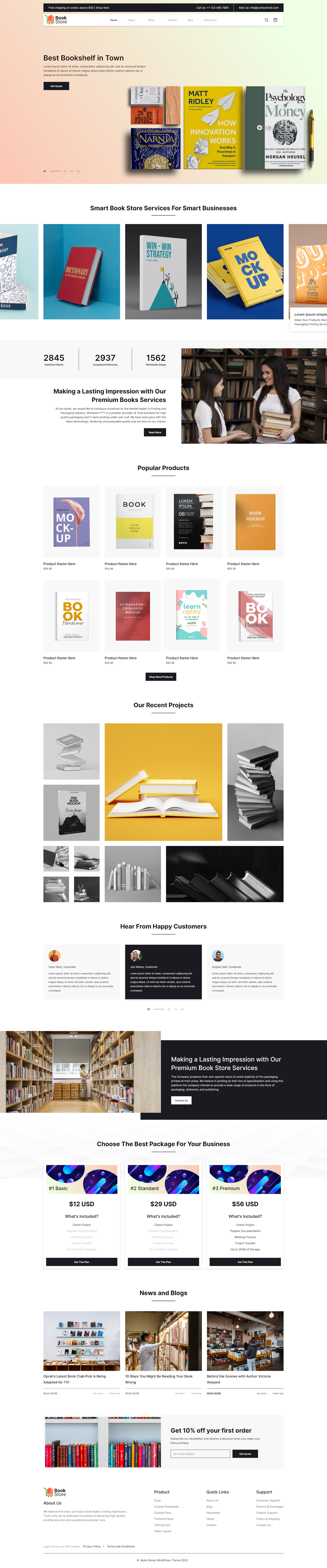 Printing WordPress Theme for Stunning Print Works Website